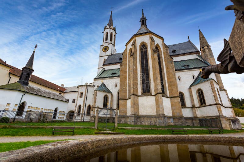 Cistercian Monastery Vyssi Brod. Czech Republic Stock Image - Image of ...
