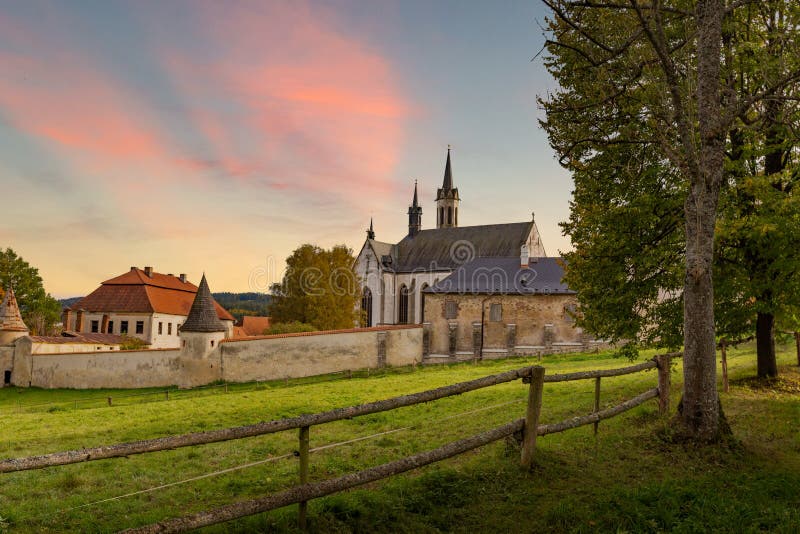 Cistercian Monastery Vyssi Brod. Czech Republic Stock Photo - Image of ...