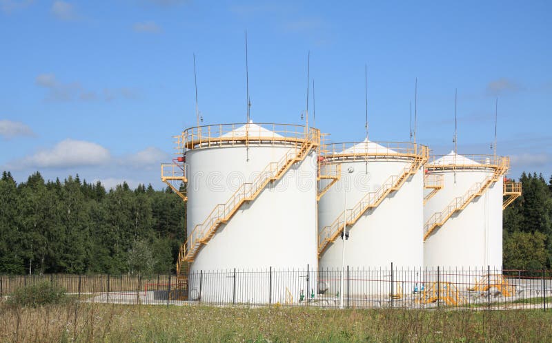 Storage oil reservoir stock photo. Image of container - 7618880