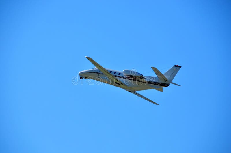 Cessna Citation imagen de archivo. Imagen de aerotransportado - 5705065