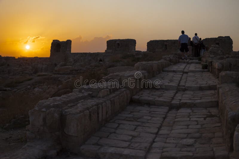 Citadel of Aleppo - Syria stock photo. Image of site - 31868522