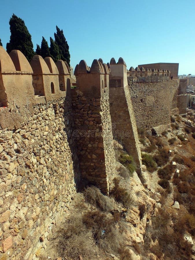 Citadel of Almeria stock photo. Image of christian, heritage - 260729468