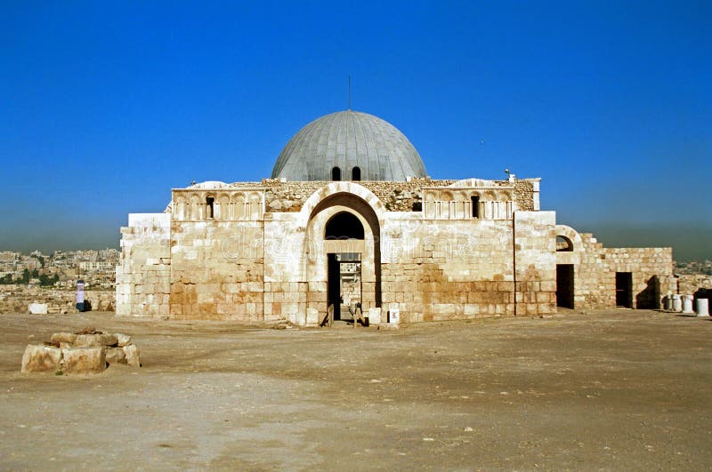 Citadel, Amman, Jordan stock photo. Image of canaan, brick - 87888184