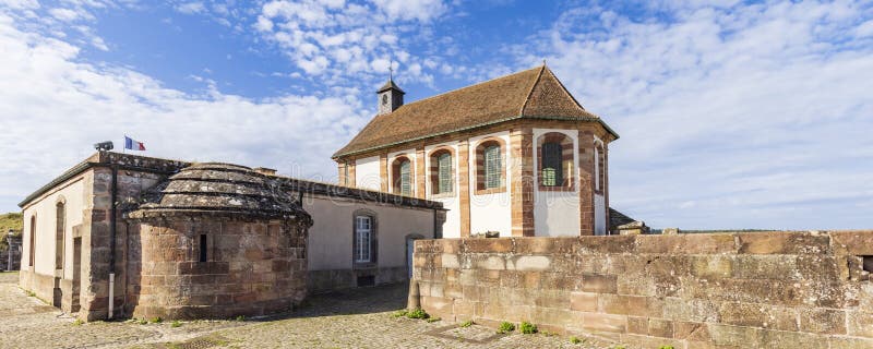 Citadel of Bitche in France Stock Photo - Image of landscape, fort ...