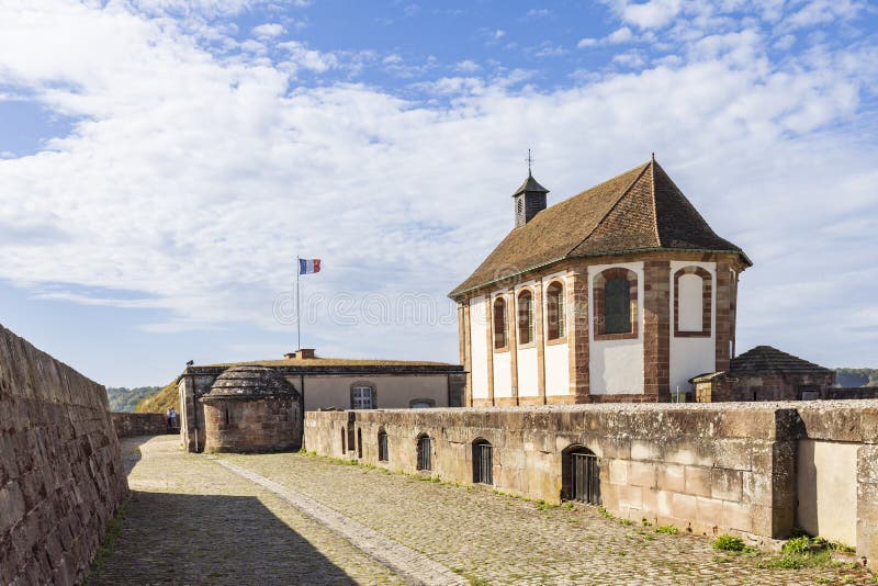 Citadel of Bitche in France Stock Image - Image of landscape ...
