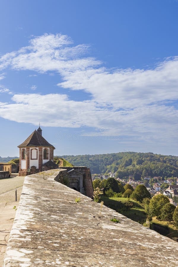 Citadel of Bitche in France Stock Image - Image of construction ...