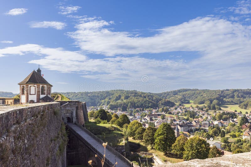 Citadel of Bitche in France Stock Image - Image of lorraine, cultural ...