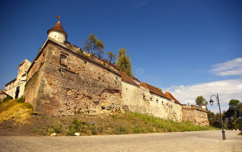 The Citadel from Brasov, Romania Stock Photo - Image of bastion, hill ...