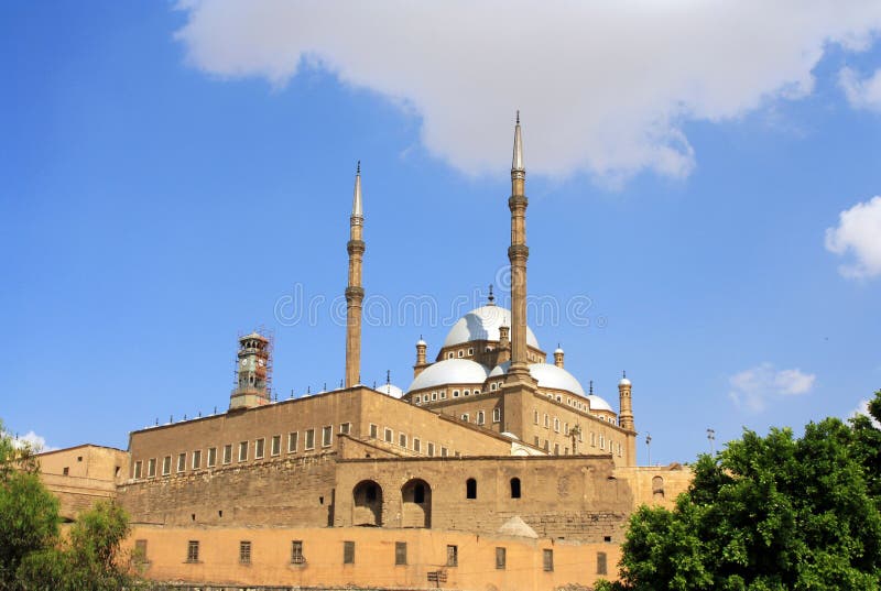 Panorama Across Cairo Skyline at Night Stock Image - Image of capital ...