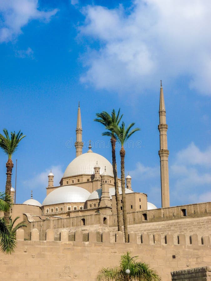 Citadel in Cairo. stock image. Image of egypt, ancient - 89570907