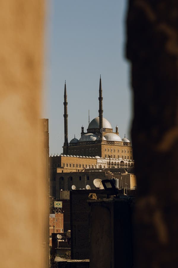 The Citadel of Cairo. Citadel of Saladin in Cairo, Egypt Stock Image ...
