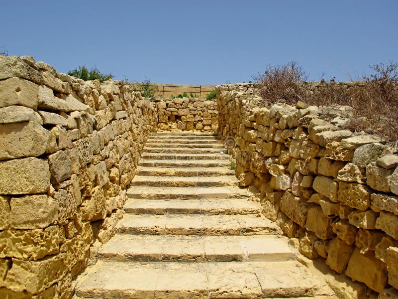 The Citadel, Cittadella, Gozo Island, Malta Stock Image - Image of ...