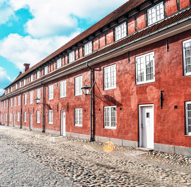 Citadel Fortification in Copenhagen - Denmark Stock Photo - Image of ...