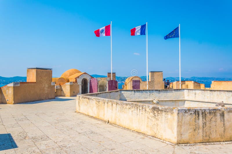 Citadel of Saint Tropez, France Stock Image - Image of citadelle ...