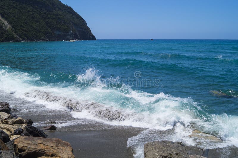 Citara beach, Ischia stock image. Image of termes, beach - 76572049