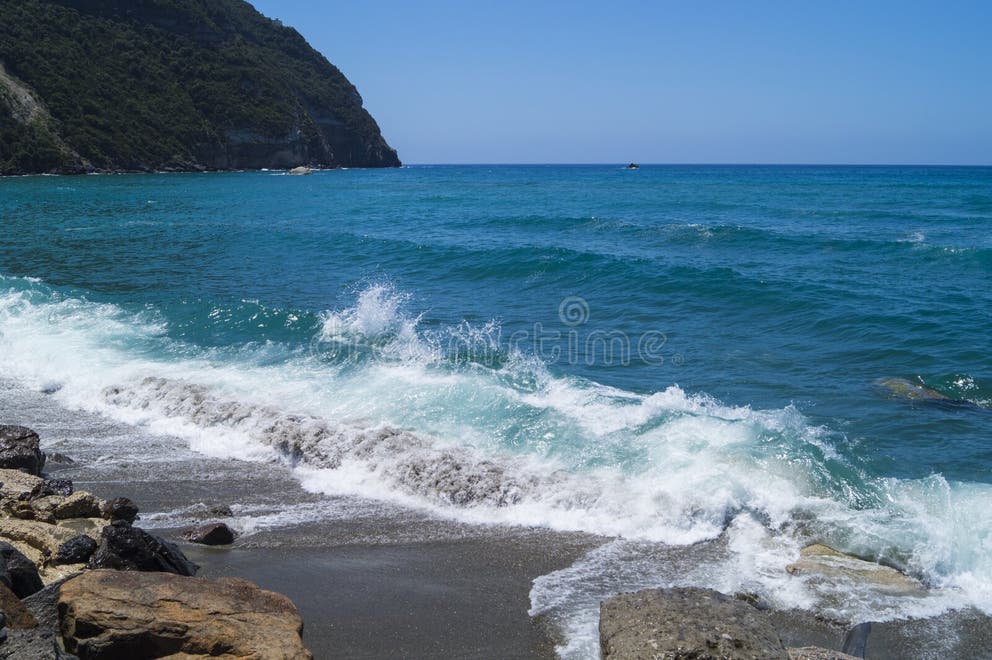 Citara beach, Ischia stock image. Image of termes, beach - 76572049
