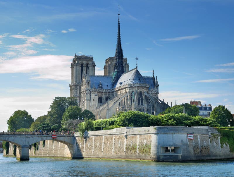 Cite island. stock photo. Image of belltower, gothic - 26184594