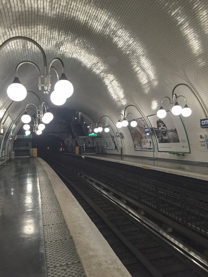 Cite, Metro Satation, Paris France Editorial Photo - Image of cite ...