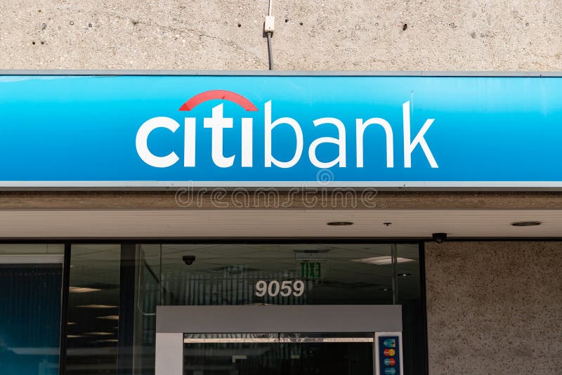 Citibank Branch editorial stock image. Image of blue - 269442509
