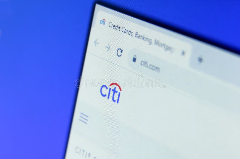 Citibank logo editorial image. Image of cash, exchange - 296861830