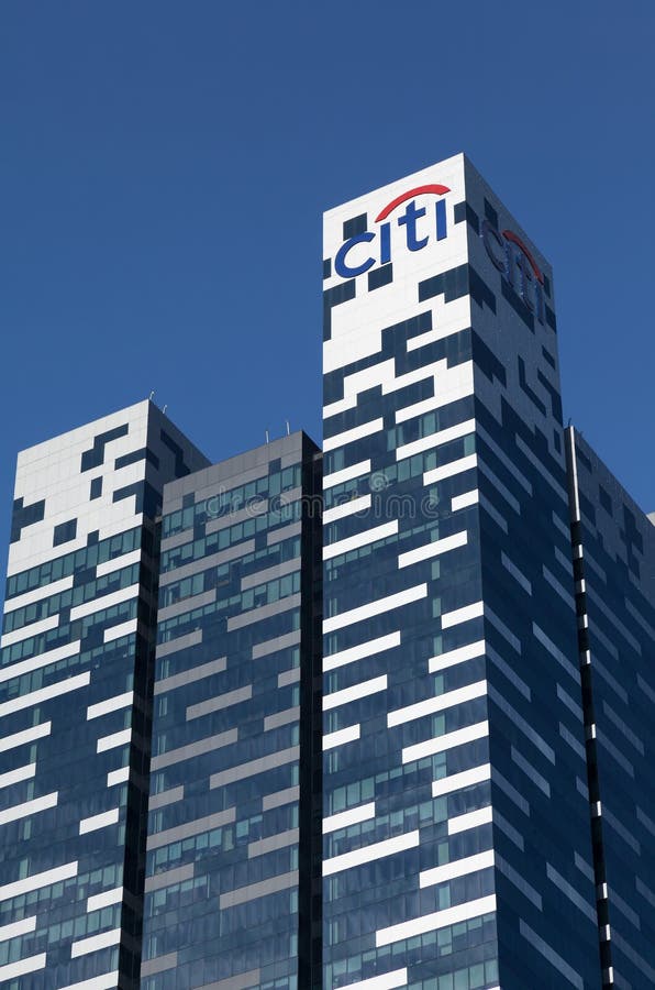 Citibank Tower, Singapore editorial image. Image of finance - 28686525