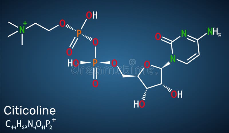 Cytidine chemical formula stock vector. Illustration of cytidine ...