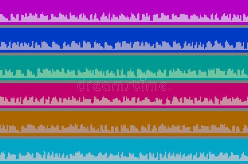 Cities stock illustration. Illustration of graphic, skyscrapers - 41682077