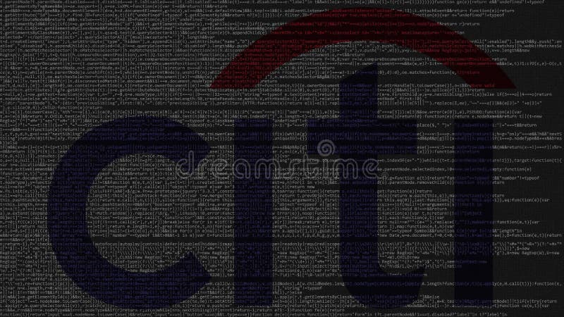 Citigroup Logo Made of Source Code on Computer Screen. Editorial Loopable Animation Stock ...