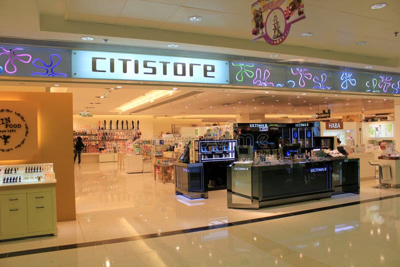 Citistore in Hongkong redactionele stock foto. Image of ontwerp - 35419458