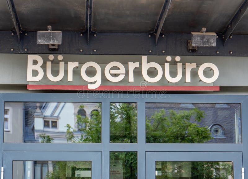 The Citizens Office Hall in German Editorial Stock Image - Image of ...