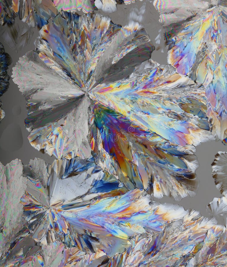 Purple Citric Acid Crystals Stock Image - Image of vivid, citric: 7872965