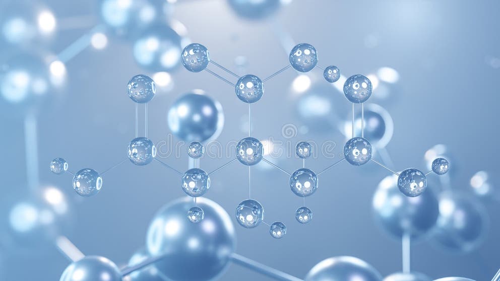 Citric Acid Molecular Structure 3d, Flat Model, Colorless Weak Organic ...