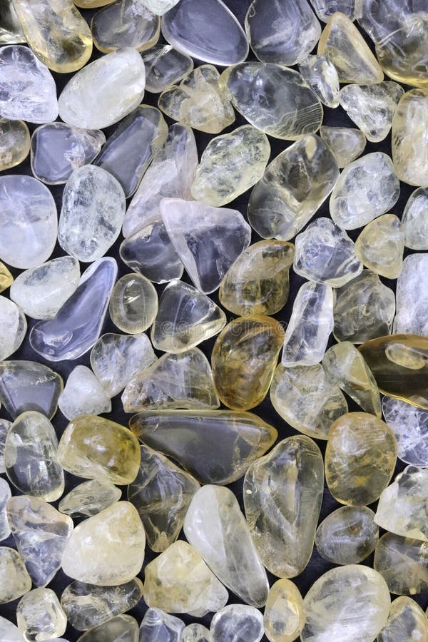 Citrine Heap Stones Texture on Black Background Stock Photo - Image of ...