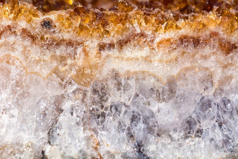 Citrine Mineral Close Up. Gemstone Background Stock Image - Image of ...