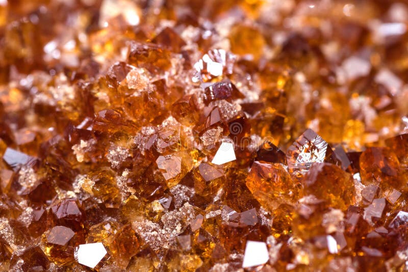 Citrine Mineral Close Up. Gemstone Background Stock Image - Image of ...