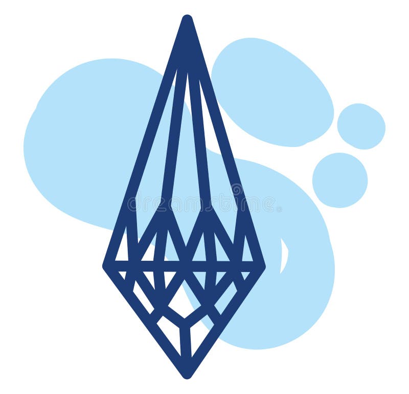 Citrine Stone. Crystal Gemstone Magic. Vector Hand Drawn Stock Vector ...