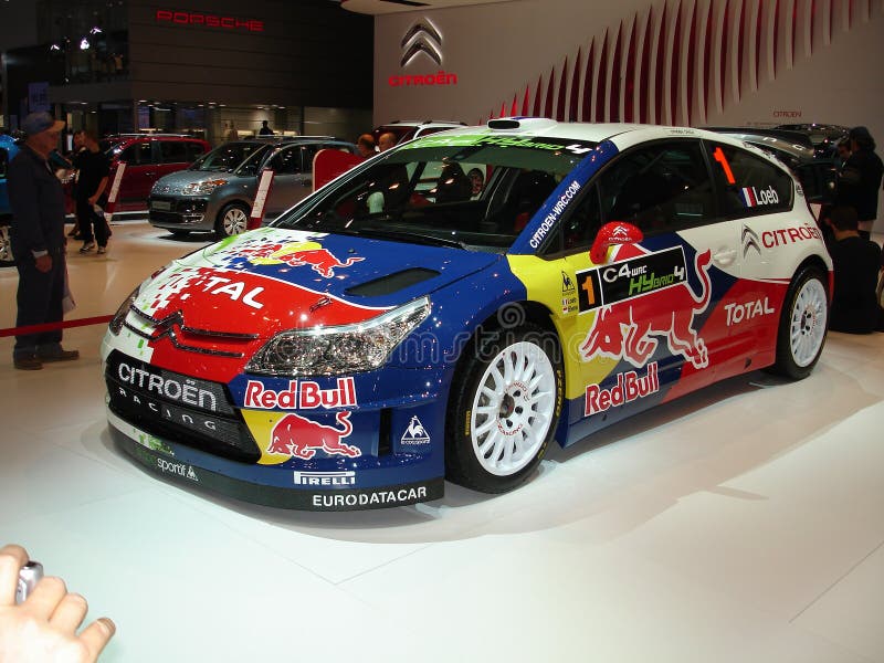 Citroen C4 WRC Hybrid editorial photography. Image of racer - 15980622