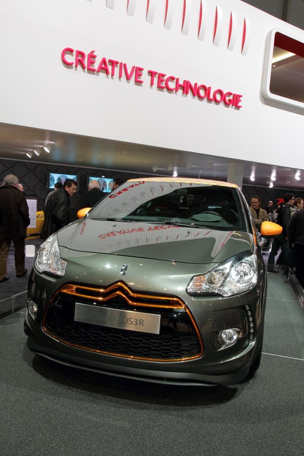 Citroen DS3R - 2010 Geneva Motor Show Editorial Image - Image of ...