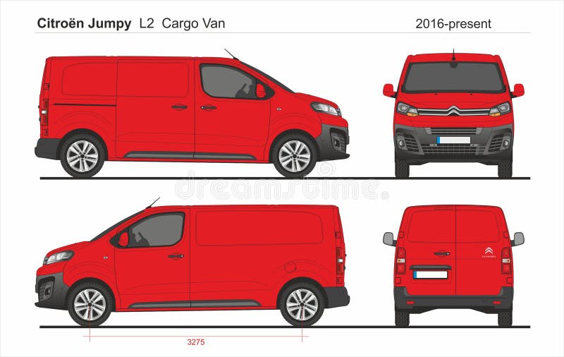 Citroen Jumpy Cargo Van L2 2016-present Editorial Stock Photo ...