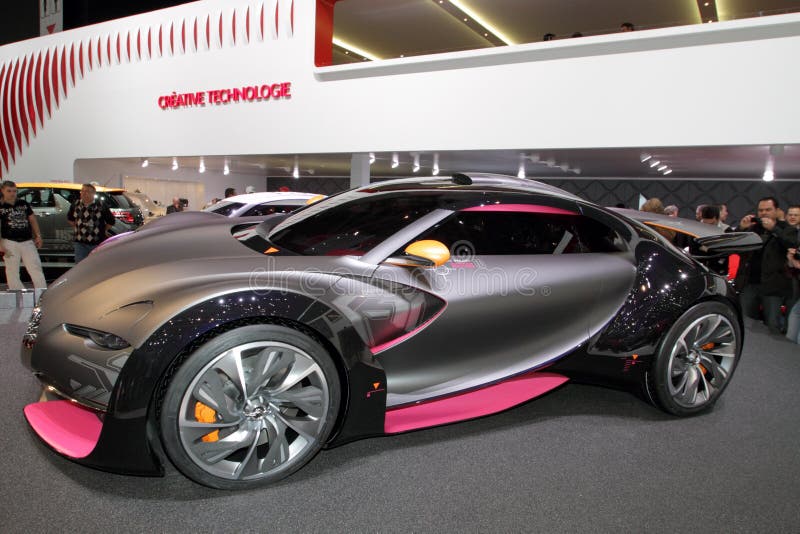 Citroen Survolt - 2010 Geneva Motor Show Editorial Stock Photo - Image ...