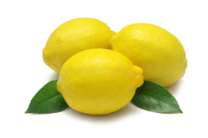 Citron arkivfoto. Bild av grupp, citron, vitt, bana, citrusfrukter ...