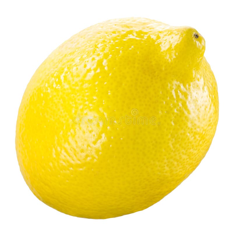 Citron. Fruit D'isolement Sur Un Blanc. Photo stock - Image du citron ...