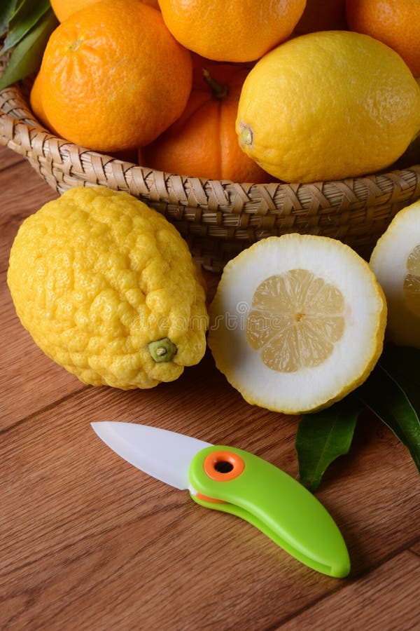 Citron fruit sliced stock photo. Image of yellow, fruit - 64783628