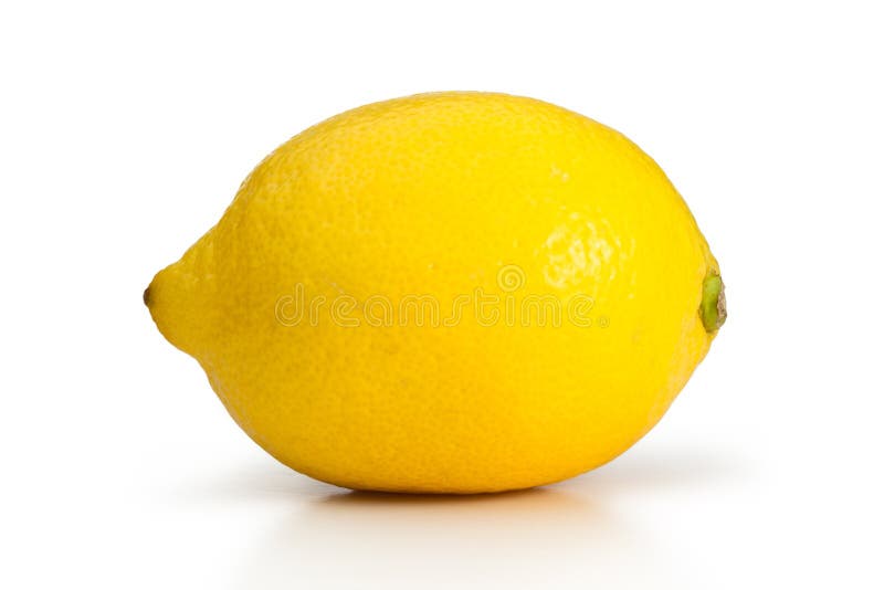 Citron jaune image stock. Image du normal, nutritif, comestible - 19125449