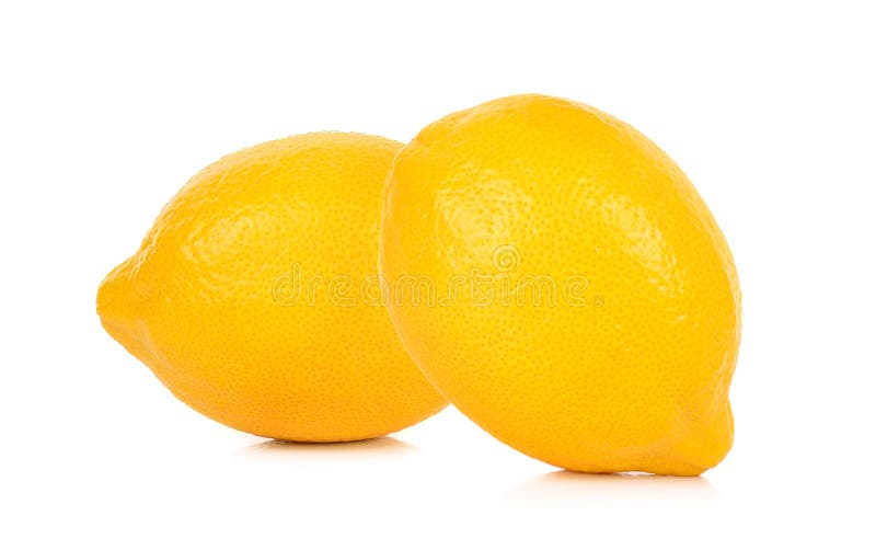 Citron Jaune Sur Le Fond Blanc Photo stock - Image du mûr, cercle: 61936940