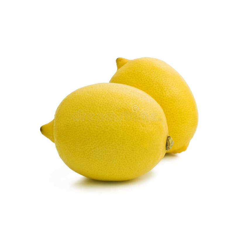 Citron sur le fond blanc image stock. Image du recette - 33465273