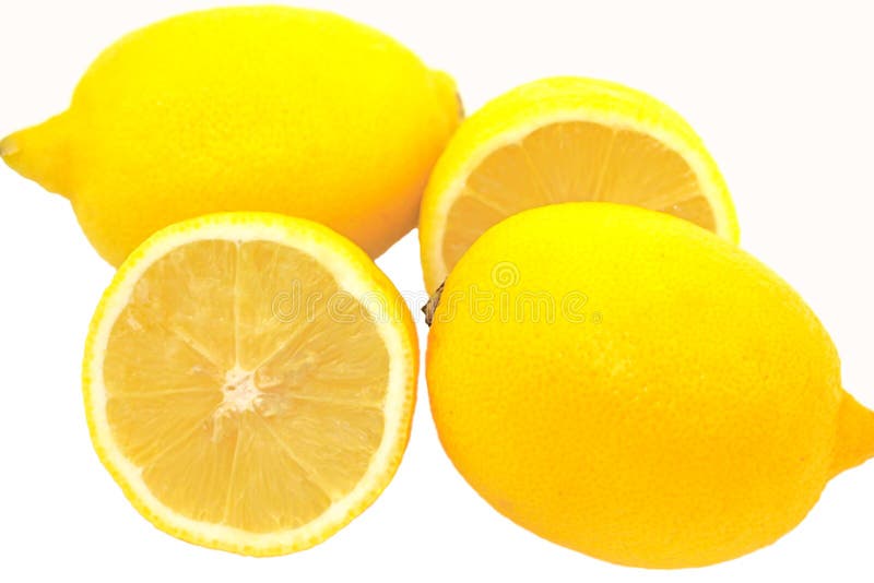 Citroner arkivfoto. Bild av vitamin, citrisk, snitt, äta - 12630588