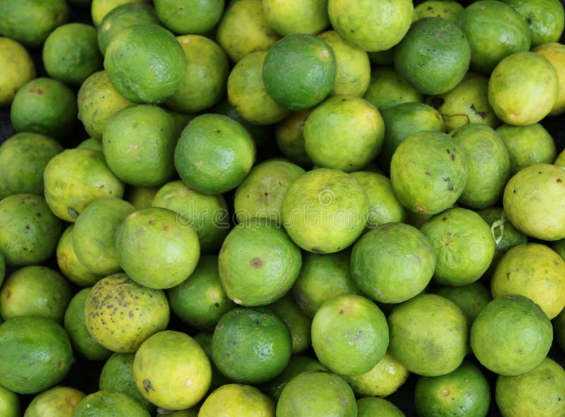 Citrus Limon, Many Fresh Lemon in the Shop Stock Image - Image of fresh ...