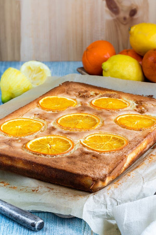 Citrus cake stock photo. Image of orange, organic, fresh - 180981990