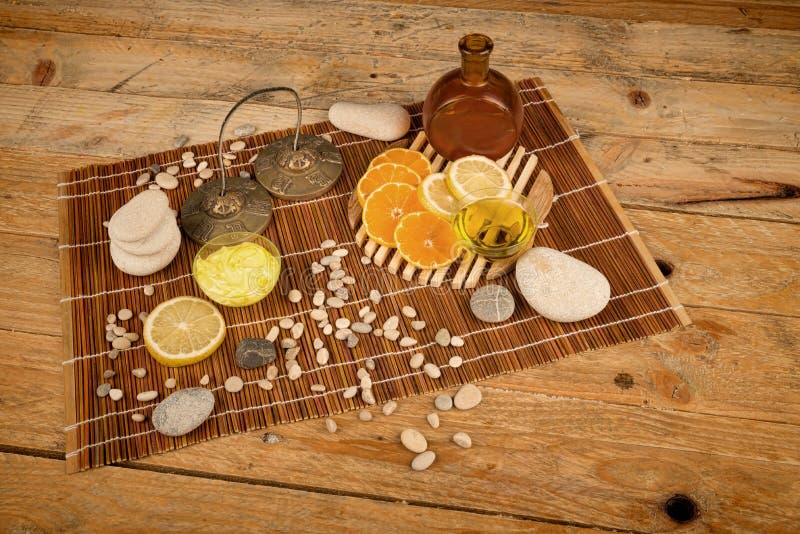 Citrus Fruit Based Cosmetics Still Life Stock Photo - Image of natural ...